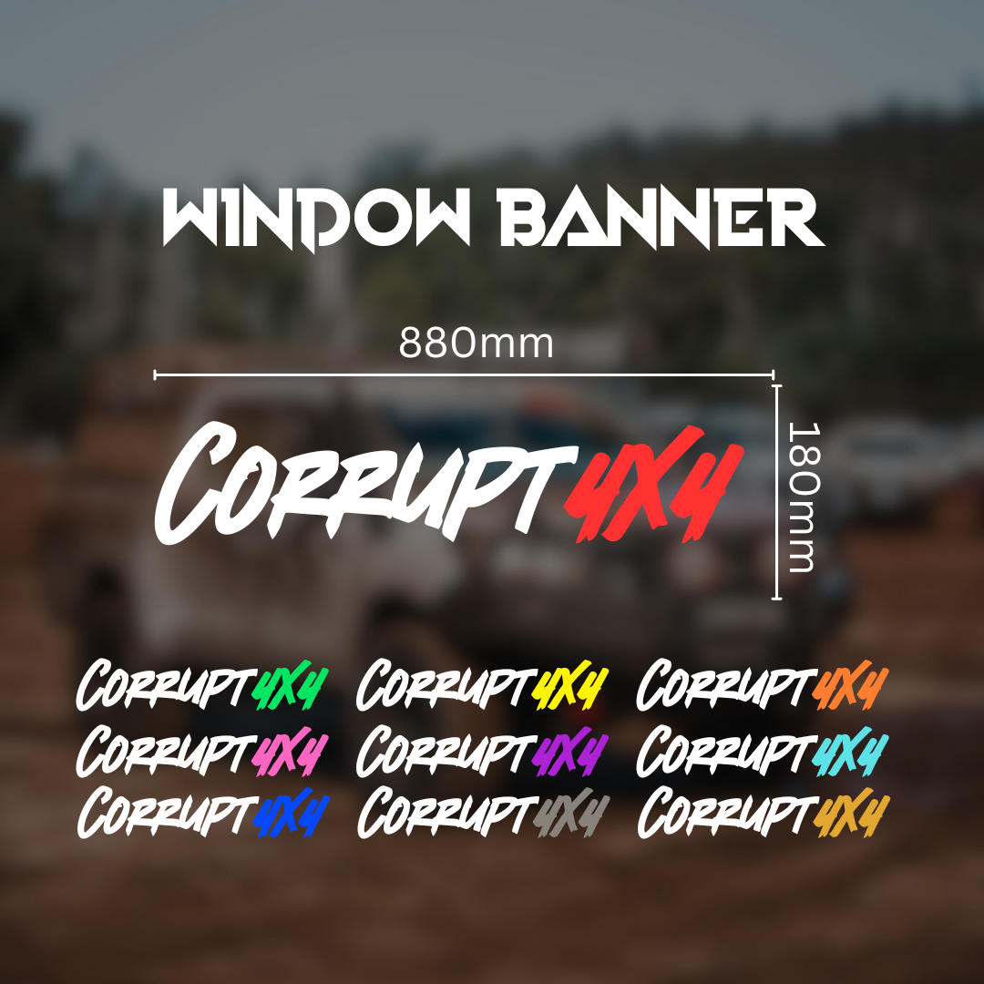 Corrupt 4x4 Banner – Corrupt Australia